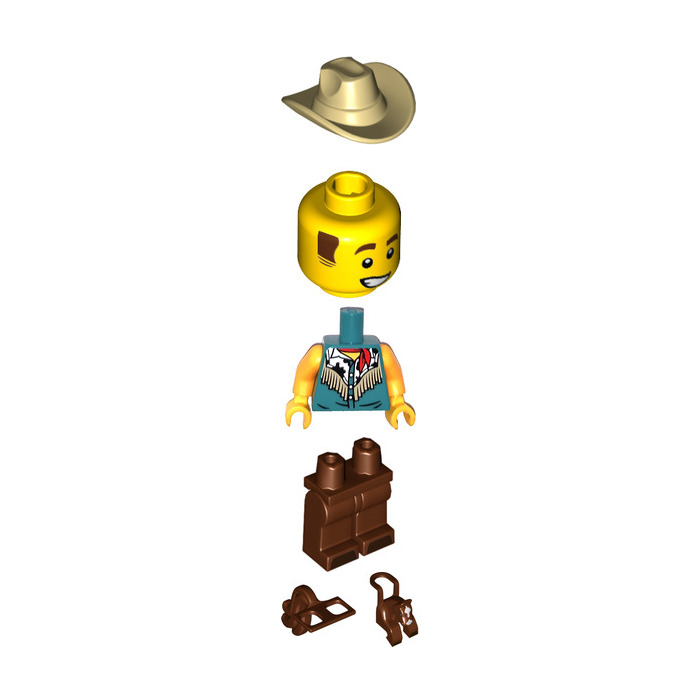 LEGO Cowboy Costume Guy Minifigure | Brick Owl - LEGO Marketplace
