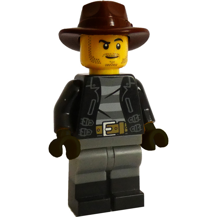 LEGO Cowboy with Black Jacket Minifigure | Brick Owl - LEGO Marketplace
