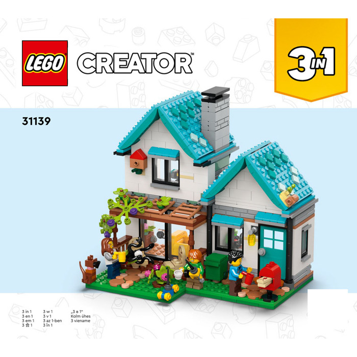 LEGO Cozy House Set 31139 Instructions | Brick Owl - LEGO Marketplace