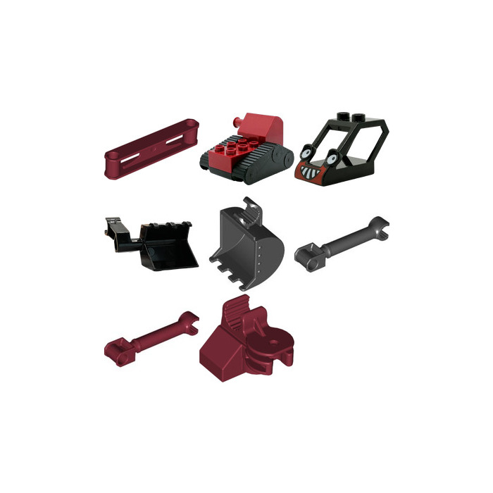 LEGO Crawler Backhoe Assembly Duplo Figure | Brick Owl