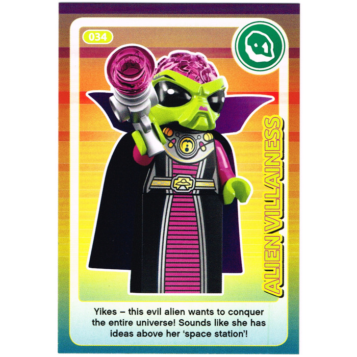 LEGO Create the World Card 034 - Alien Villainess | Brick Owl - LEGO ...