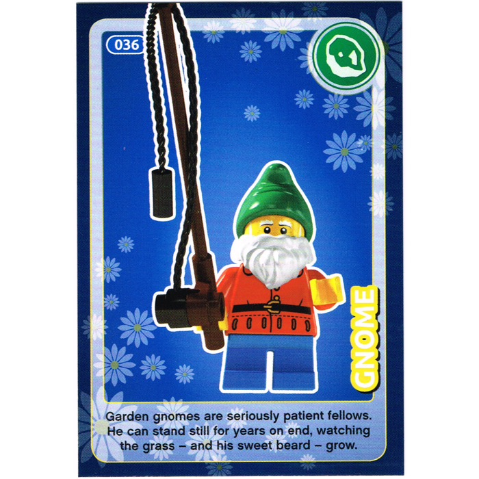 LEGO Create the World Card 036 - Gnome | Brick Owl - LEGO Marketplace