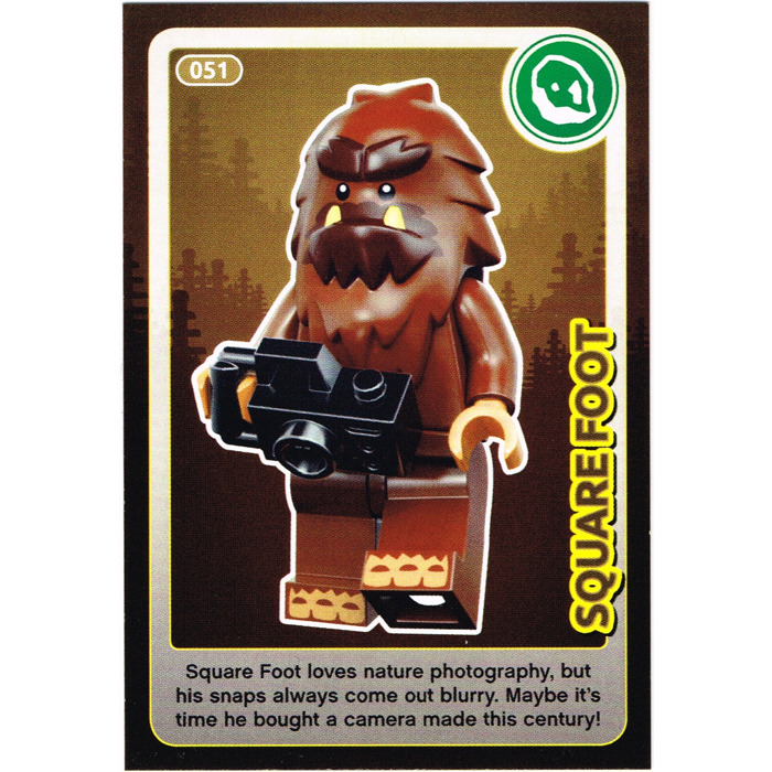 LEGO Create the World Card 051 - Square Foot | Brick Owl - LEGO Marketplace