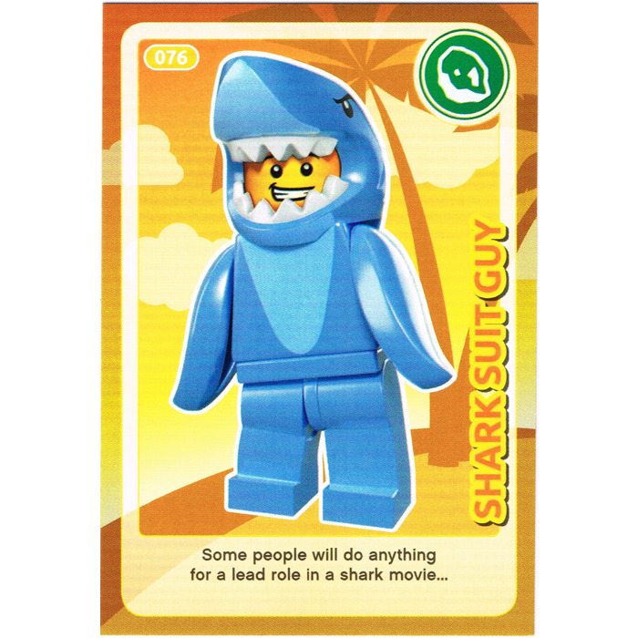 LEGO Create the World Card 076 - Shark Suit Guy | Brick Owl - LEGO ...