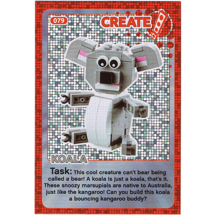 LEGO Create the World Card 079 - Koala [foil] | Brick Owl - LEGO ...