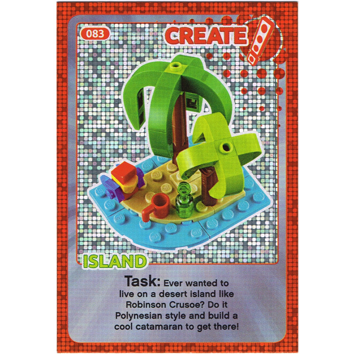 LEGO Create the World Card 083 - Island [foil] | Brick Owl - LEGO ...