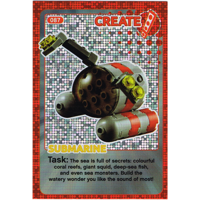 LEGO Create the World Card 087 - Submarine [foil] | Brick Owl - LEGO ...