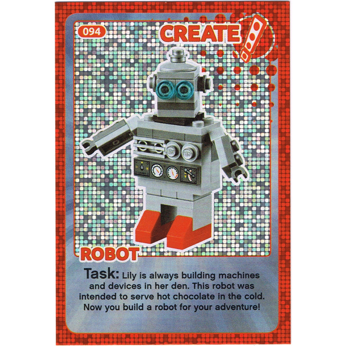 LEGO Create the World Card 094 - Robot [foil] | Brick Owl - LEGO ...