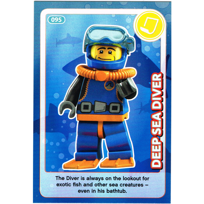LEGO Create the World Card 095 - Deep Sea Diver | Brick Owl - LEGO ...