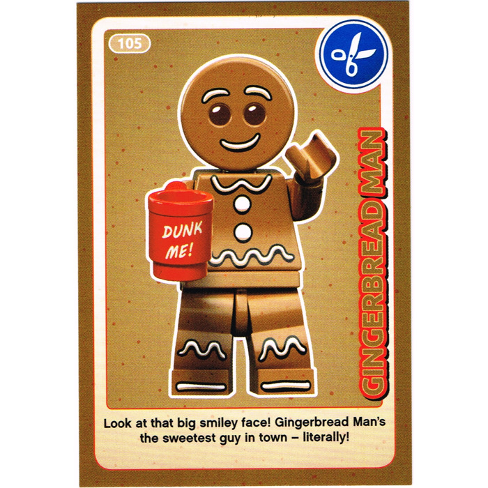 LEGO Create the World Card 105 - Gingerbread man | Brick Owl - LEGO ...