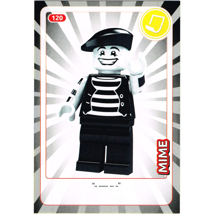 LEGO Create the World Card 120 - Mime | Brick Owl - LEGO Marketplace