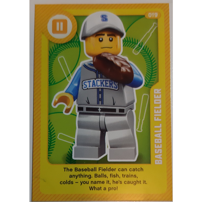 LEGO Create The World Living Amazingly 019 Baseball Fielder | Brick Owl ...