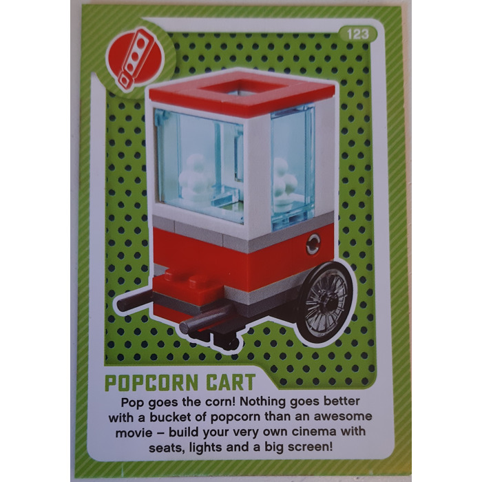 LEGO Create The World Living Amazingly 123 Popcorn Cart | Brick Owl ...