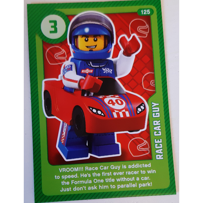 LEGO Create The World Living Amazingly 125 Race Car Guy | Brick Owl