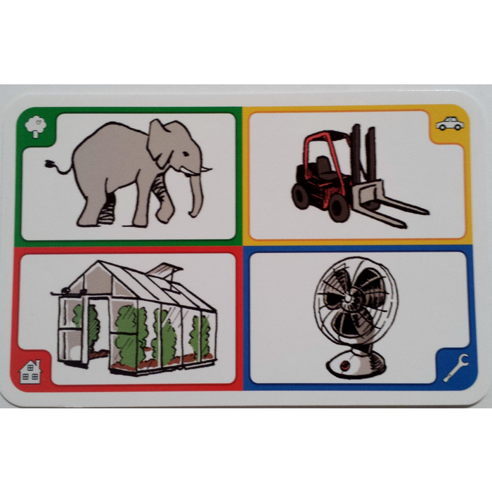 LEGO Creationary Game Card with Elephant | Brick Owl - LEGO Marketplace