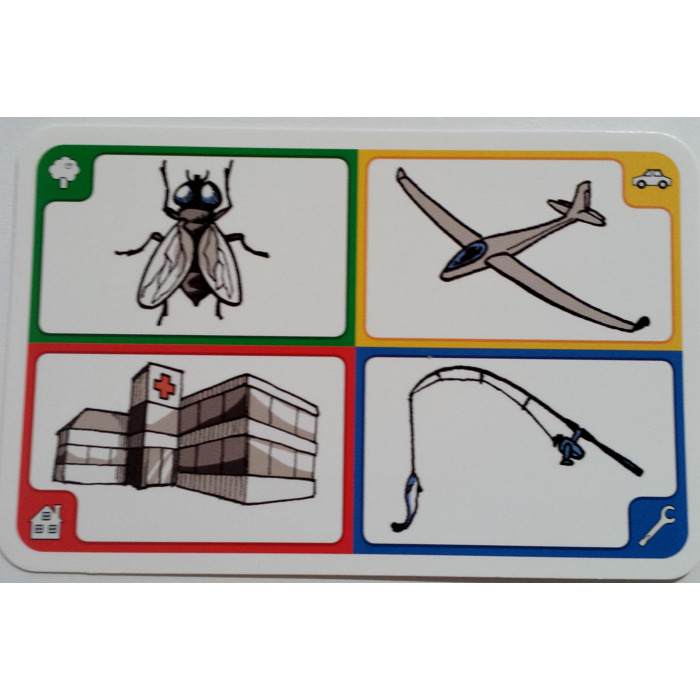LEGO Creationary Game Card with Fly | Brick Owl - LEGO Marketplace