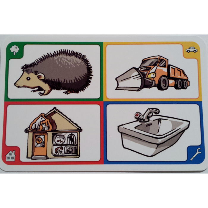 LEGO Creationary Game Card with Hedgehog | Brick Owl