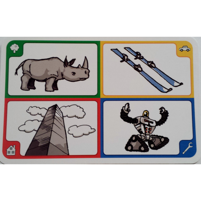 LEGO Creationary Game Card with Rhinoceros | Brick Owl - LEGO Marketplace