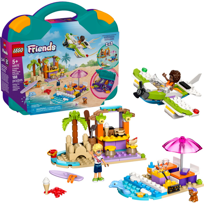 LEGO Creative Beach and Travel Suitcase Set 42672 | Brick Owl - LEGO ...
