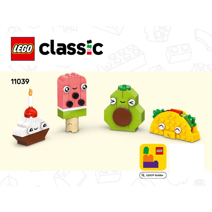 LEGO Creative Food Friends Set 11039 Instructions | Brick Owl - LEGO ...