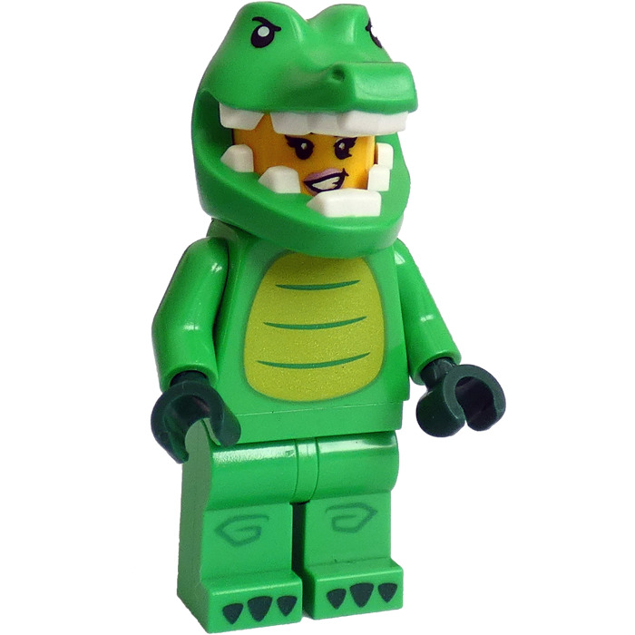 LEGO Crocodile Costume Minifigure | Brick Owl - LEGO Marketplace
