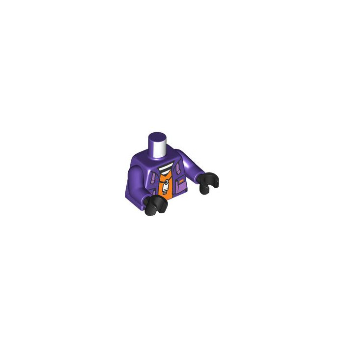LEGO Crook with Pink Hair and Purple Outfit Minifig Torso (973 / 76382 ...