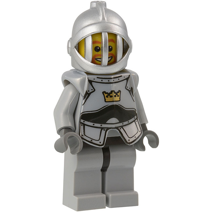 LEGO Crown Knight with Breastplate and Face Grille Helmet Minifigure ...