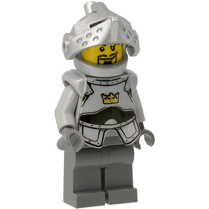 LEGO Crown Knight with Breastplate and Helmet with Visor Minifigure ...