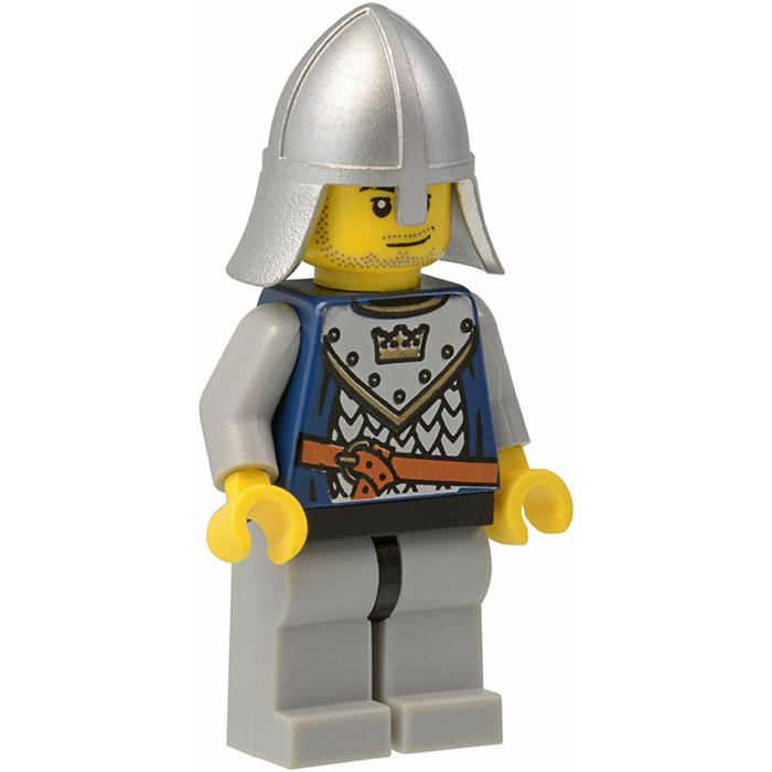LEGO Crown Knight with Scale Mail and Smirk Expression Minifigure ...