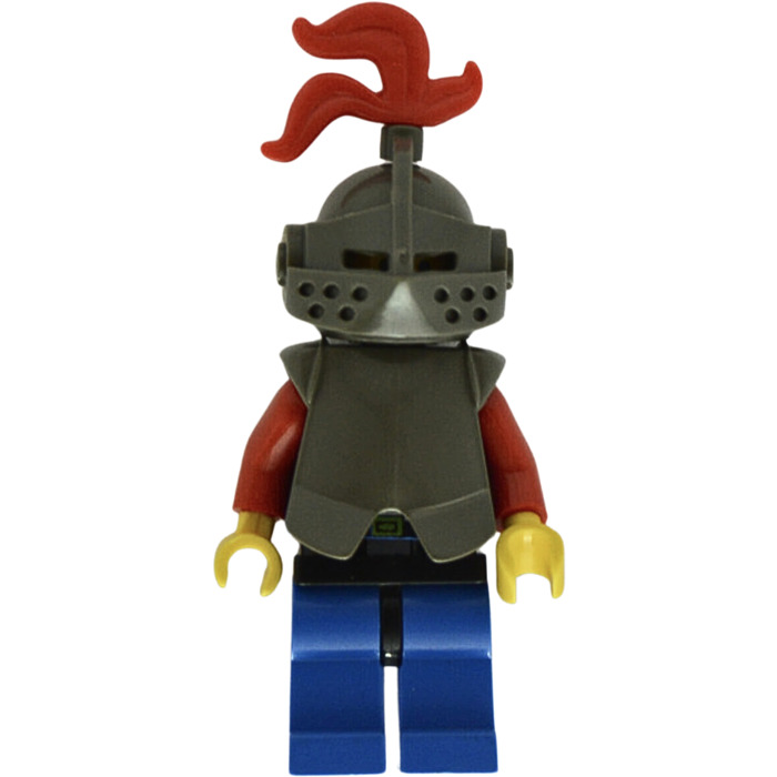 LEGO Crusader Knight Dark Grey Helmet Plate Armor Minifigure Inventory ...