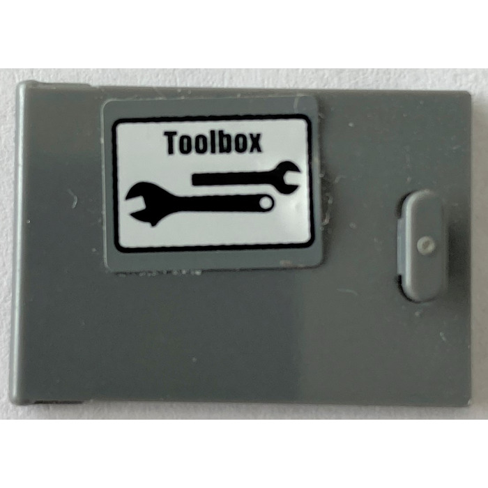 LEGO Cupboard 2 x 3 x 2 Door with Toolbox Sticker (4533) | Brick Owl ...