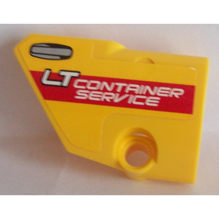 LEGO Curved Panel 1 Left with LT Container Service Sticker (87080 ...