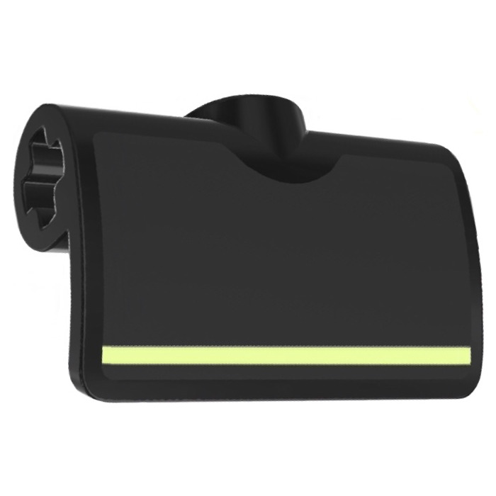 LEGO Curved Panel 2 x 3 with Pale Green Horizontal Line Sticker (71682 ...