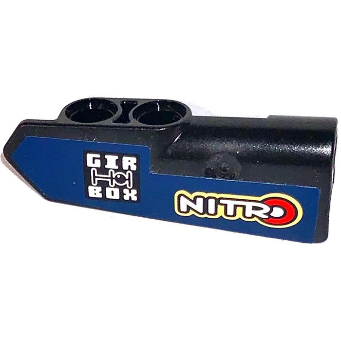 LEGO Curved Panel 22 Left with NITRO Sticker (11947) | Brick Owl - LEGO ...