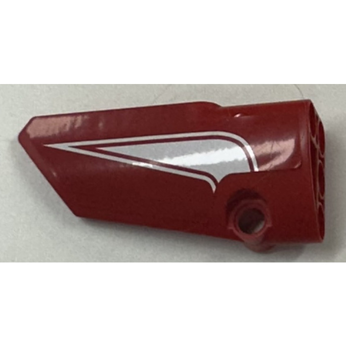 LEGO Curved Panel 3 Left with White Curved Arrow Sticker (64683 ...