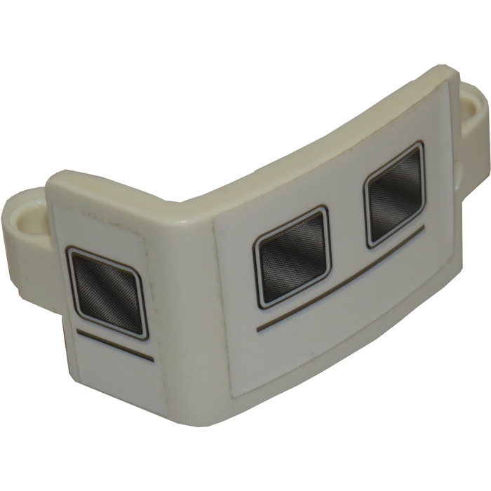 LEGO Curved Panel 3 x 6 x 3 with Three Black Windows (Left) Sticker ...