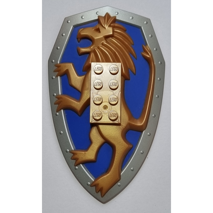 LEGO Curved Shield with King Mathias Lion Head (53347) | Brick Owl ...