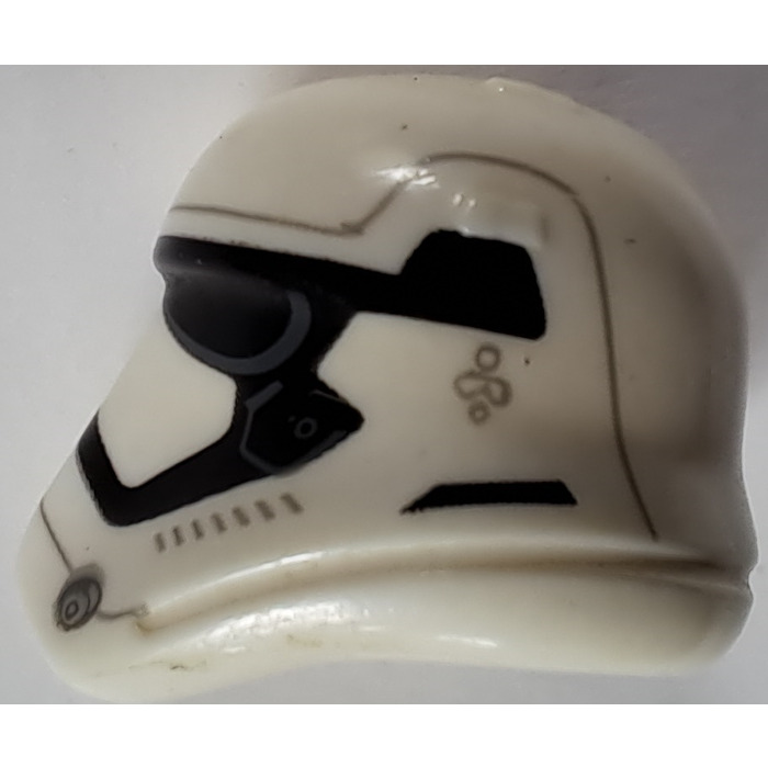 LEGO Curved Stormtrooper Helmet with First Order Markings with Pointed ...
