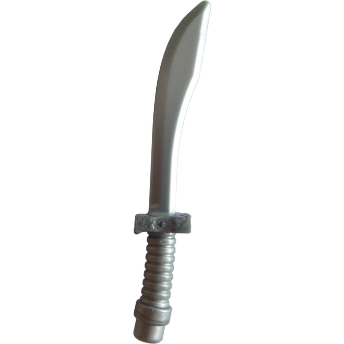 LEGO Curved Sword with Hilt with Bar End (25111) | Brick Owl - LEGO ...