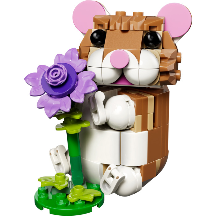 LEGO Cute Hamster with a Flower Set 31376 | Brick Owl