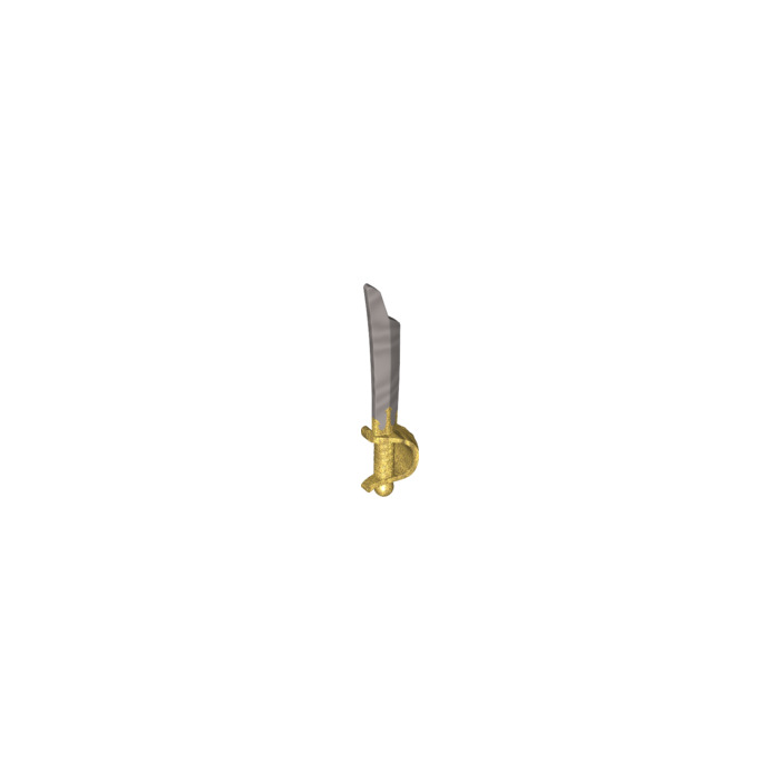 LEGO Cutlass with Pearl Gold Handle (95350) | Brick Owl - LEGO Marketplace