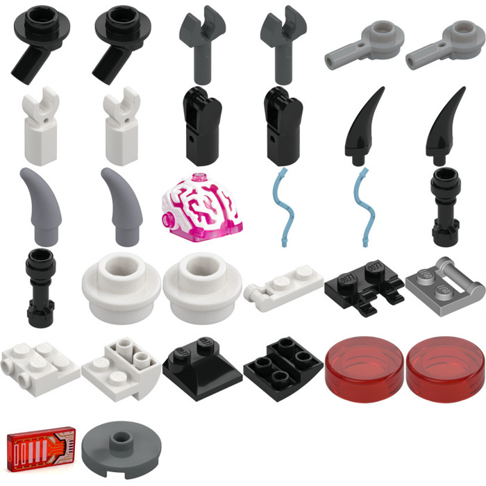 LEGO Cyber Brain Spider with 6 Legs and Medium Azure Appendages | Brick ...