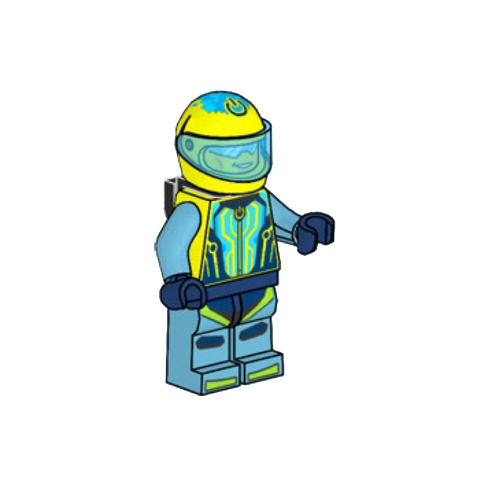 LEGO Cyber Stunt Bike Rider with Helmet | Brick Owl