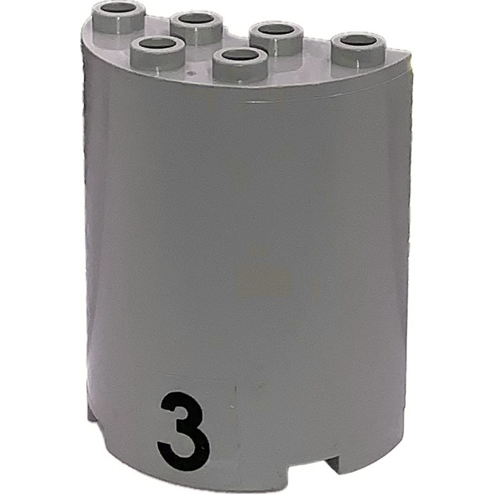 LEGO Cylinder 2 x 4 x 4 Half (6218 / 20430) | Brick Owl - LEGO Marketplace