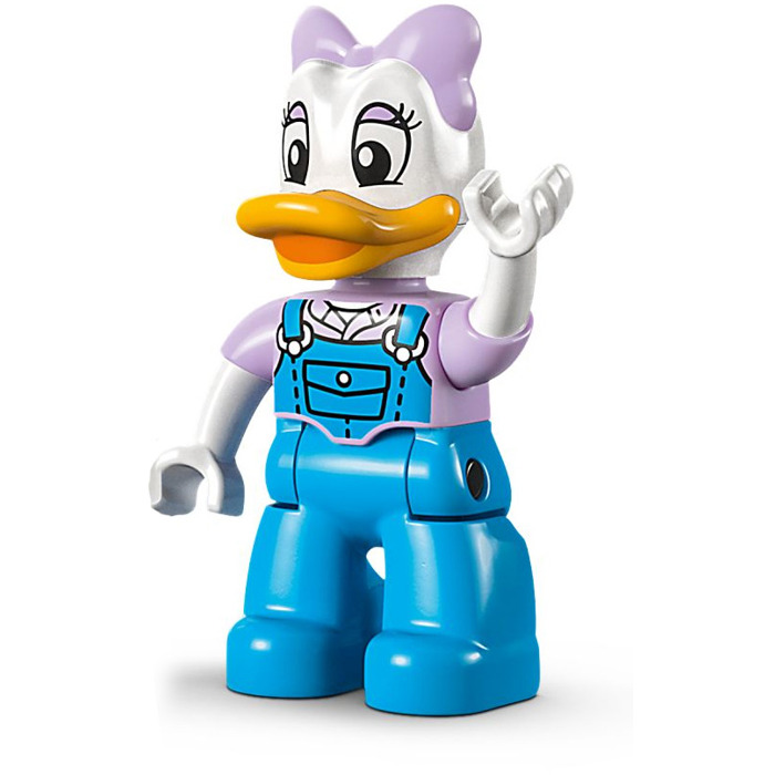 LEGO Daisy Duck with Lavender Bow and Dark Azure Overalls Duplo Figure ...