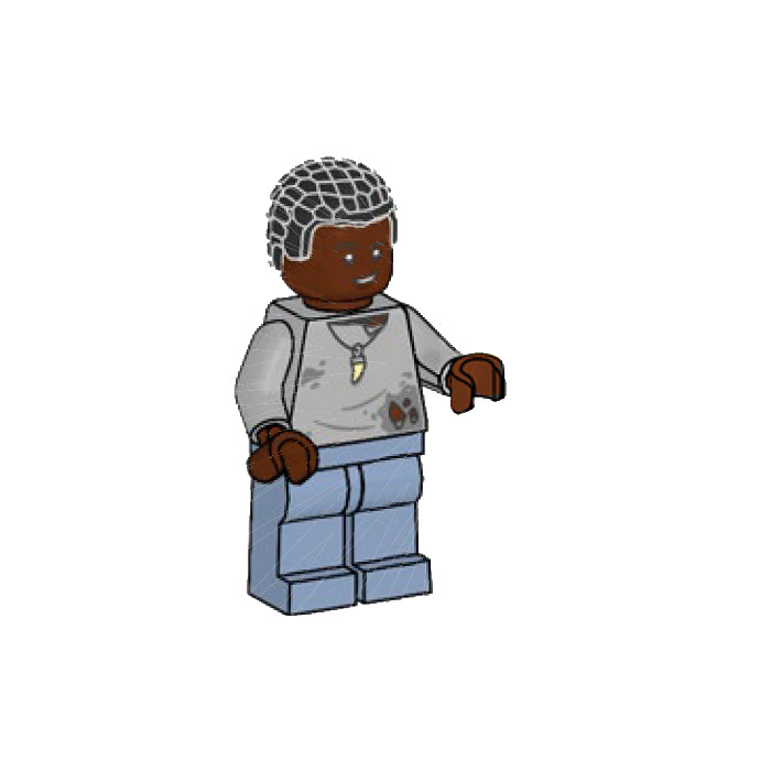LEGO Darius Bowman with Gray Shirt Minifigure | Brick Owl - LEGO ...