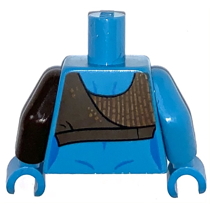 LEGO Dark Azure Aayla Secura with Dark Azure Skin and Dark Pink Lips ...