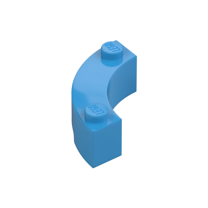 LEGO Dark Azure Brick 3 x 3 Round Corner (5152) | Brick Owl