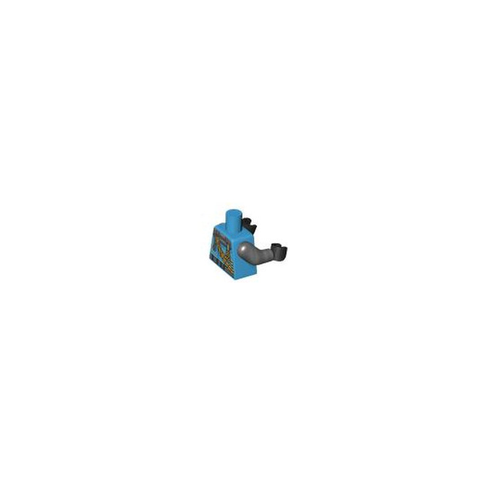 LEGO Dark Azure Climber Nya Torso (973 / 76382) | Brick Owl - LEGO ...