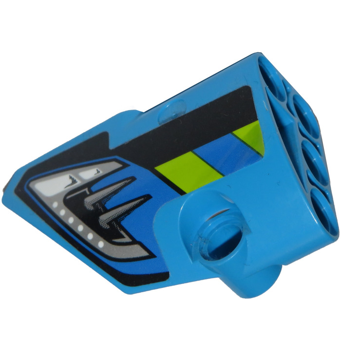 LEGO Curved Panel 1 Left with headlight 42091 Sticker (87080) | Brick ...